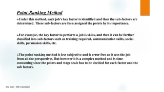 Job evaluation - Human Resource Management | PPTX