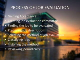 Job evaluation | PPT