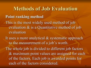 Job evaluation | PPT