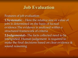 Job evaluation | PPT