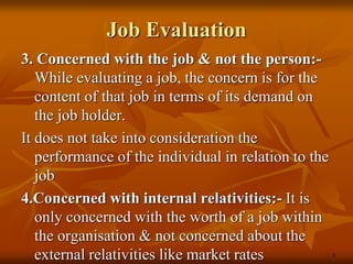 Job evaluation | PPT
