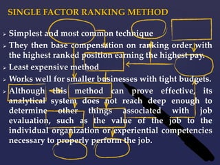 Job evaluation | PPTX