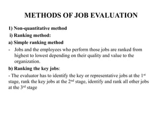 Job Evaluation | PPT