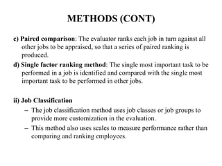 Job Evaluation | PPT