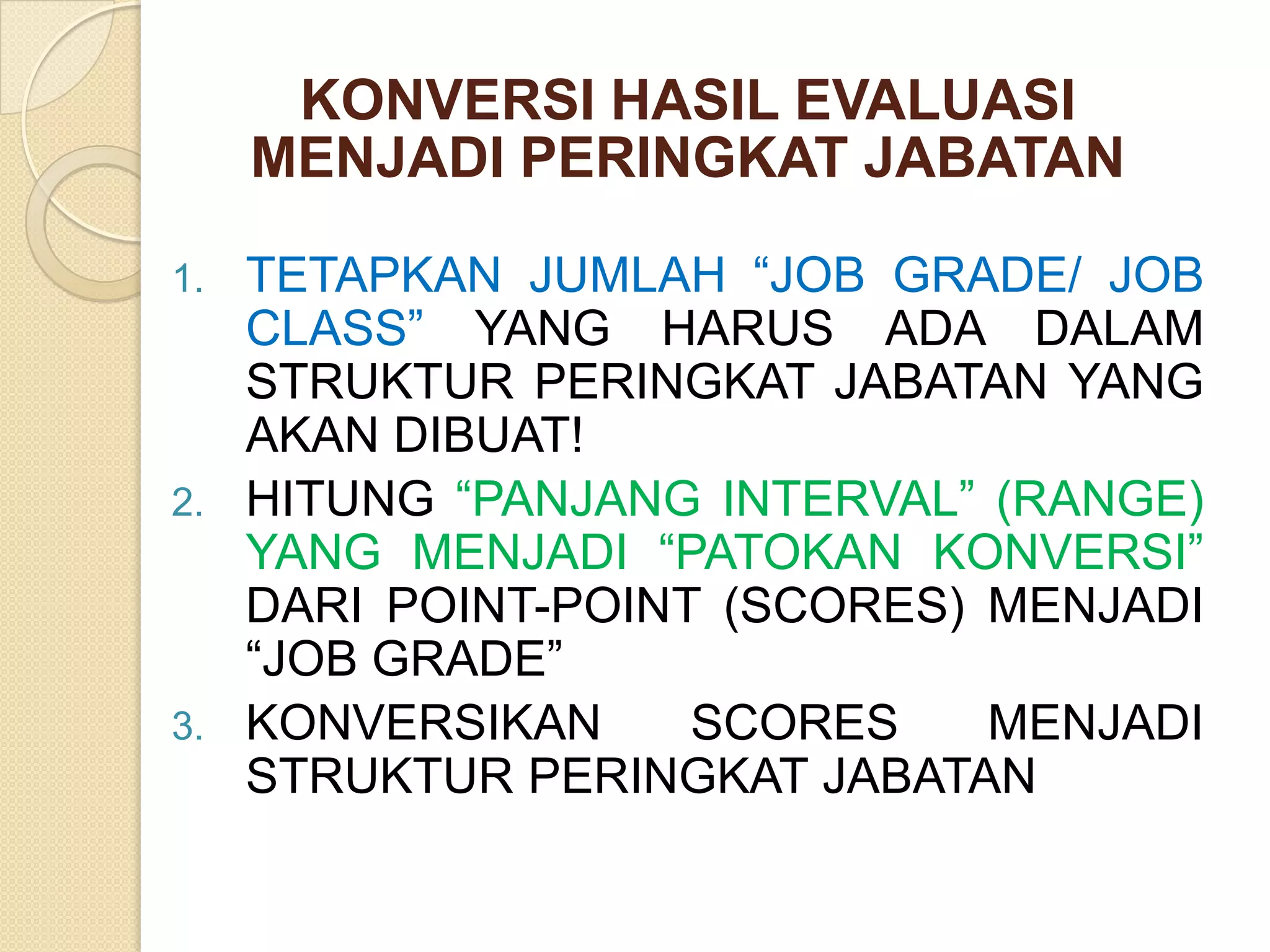 Job Evaluation | PPS