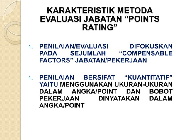 Job Evaluation | PPS