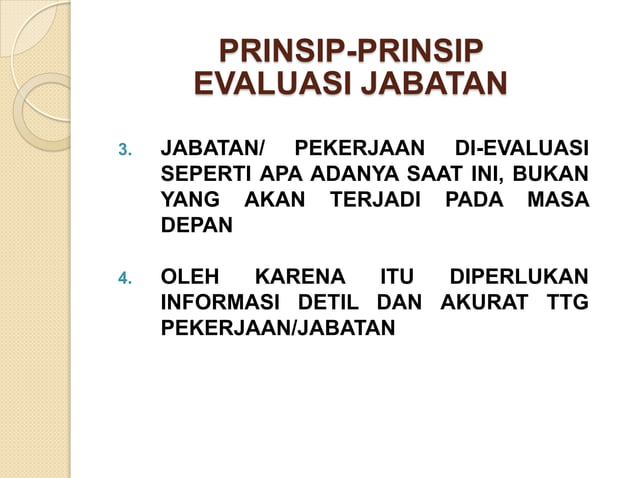 Job Evaluation | PPS