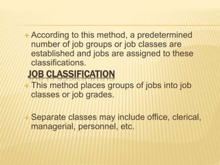 Job Evaluation_Parakramesh Jaroli_MBA_HR | PPT