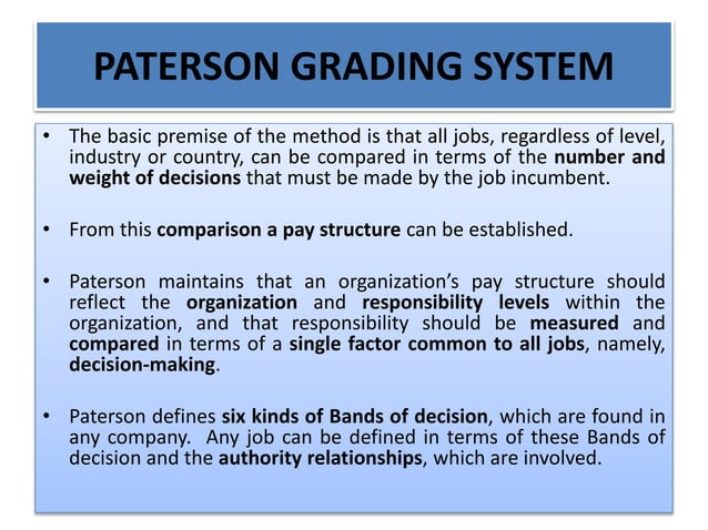 Job evaluation and grading – process and systems | PPTX