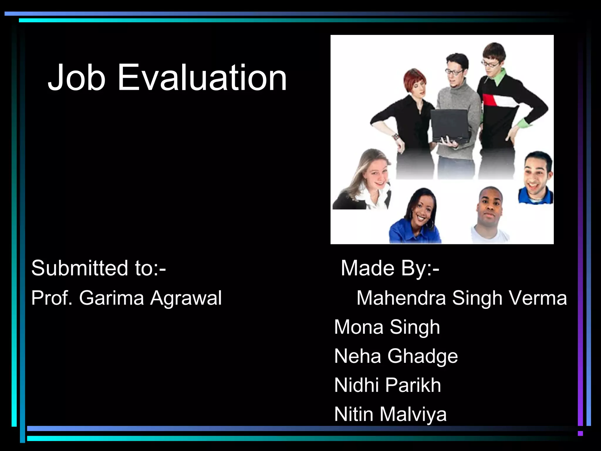 Job evaluation bb | PPT