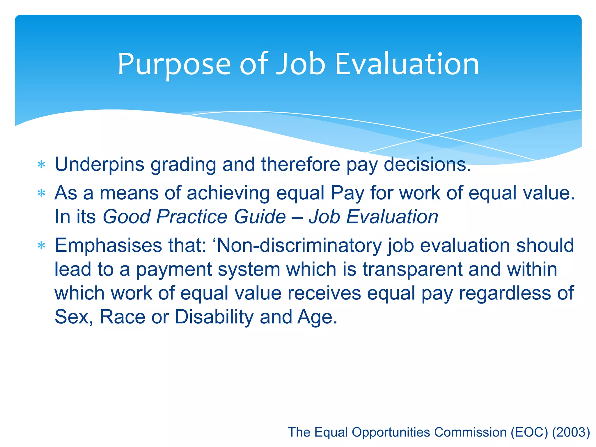 Job Evaluation & Grading | PPTX