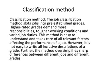 Job evaluation l 11 | PPT