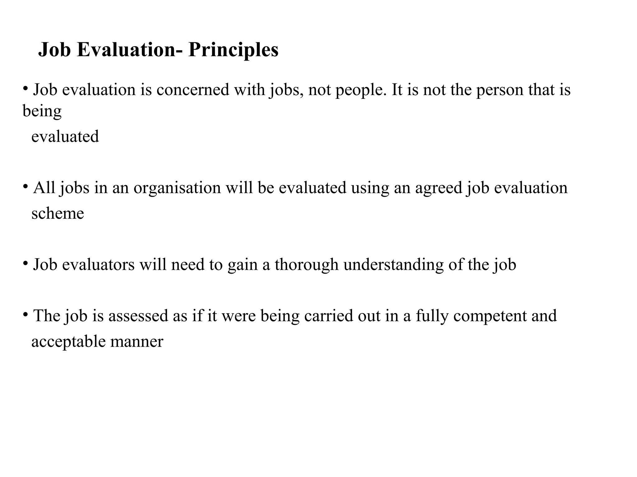 Job evaluation & merit rating | PPT