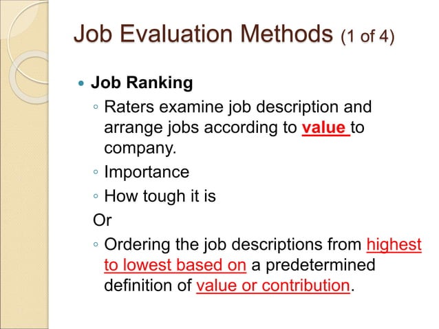 job evaluation methods-Ch-04.pptx