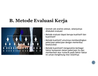 PART 1 - Evaluasi Pekerjaan & Penilaian Kinerja | PDF