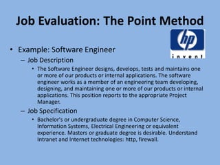 Job Evaluation Program | PDF
