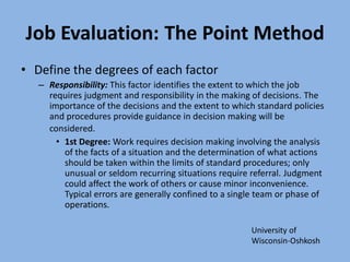 Job Evaluation Program | PDF