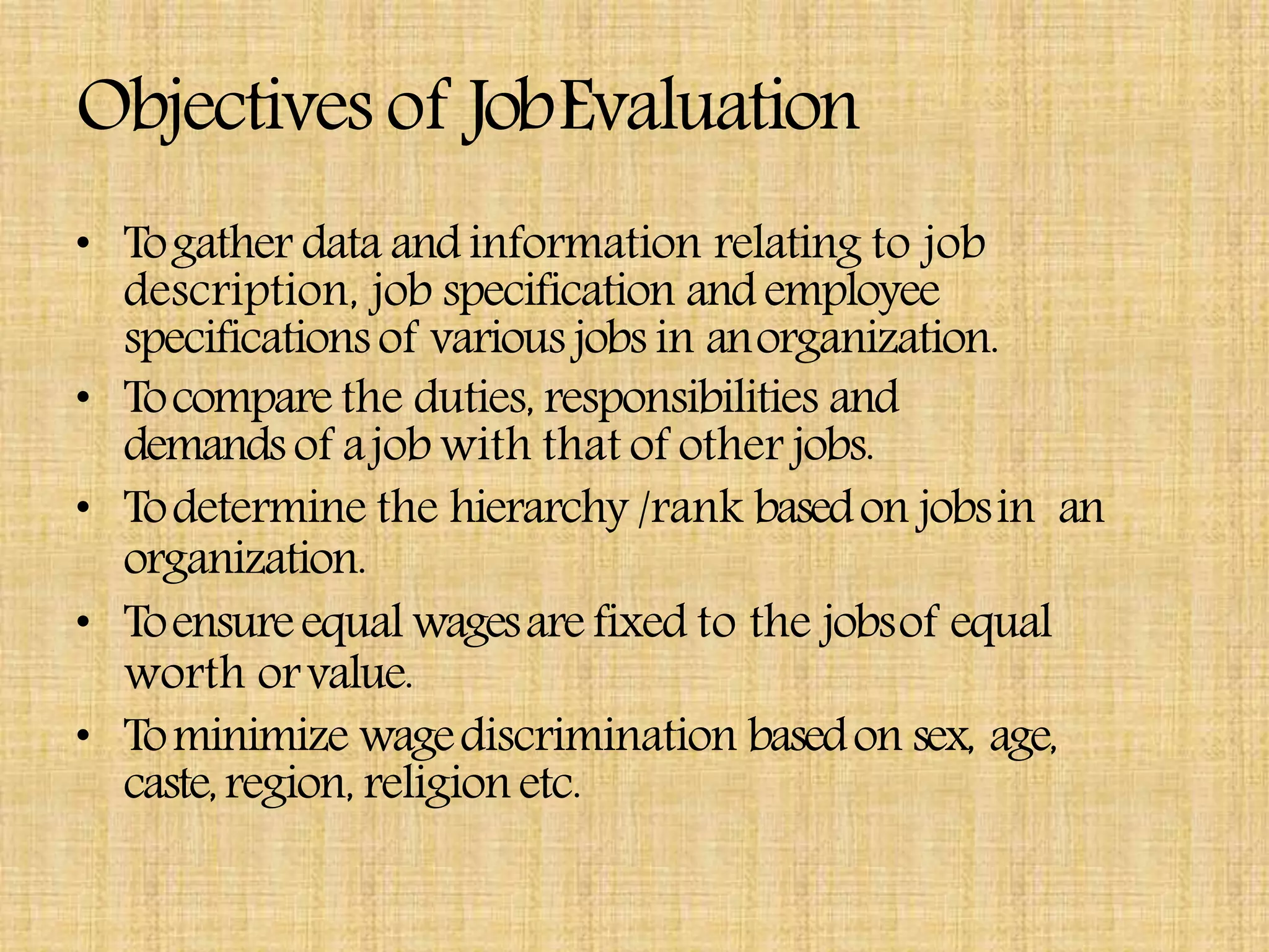 Job evaluation scope_process | PPTX