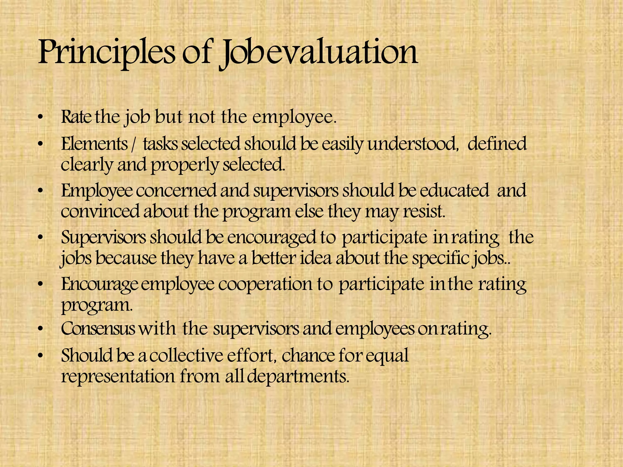Job evaluation scope_process | PPTX
