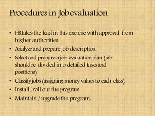 Job evaluation scope_process | PPTX