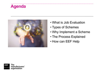 EEF Job Evaluation Webinar Slides | PPT