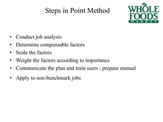 Job evaluation at Whole Foods (Case Study ) | PPTX