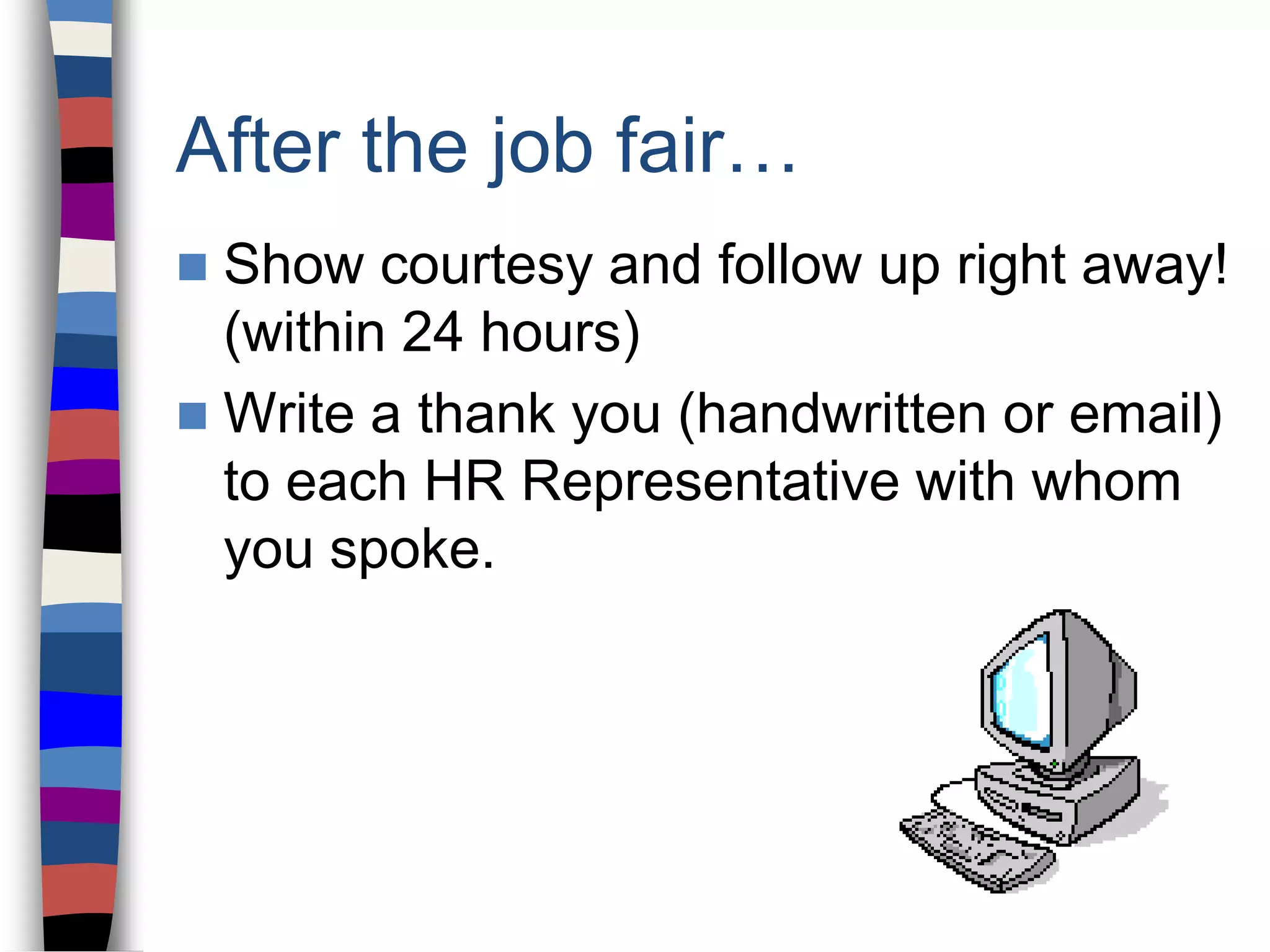 Job Fair Preparation | PDF