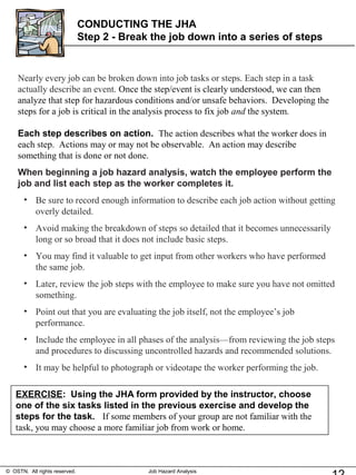Job hazard analysis 2 | PPT