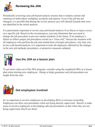 Job hazard analysis 2 | PPT
