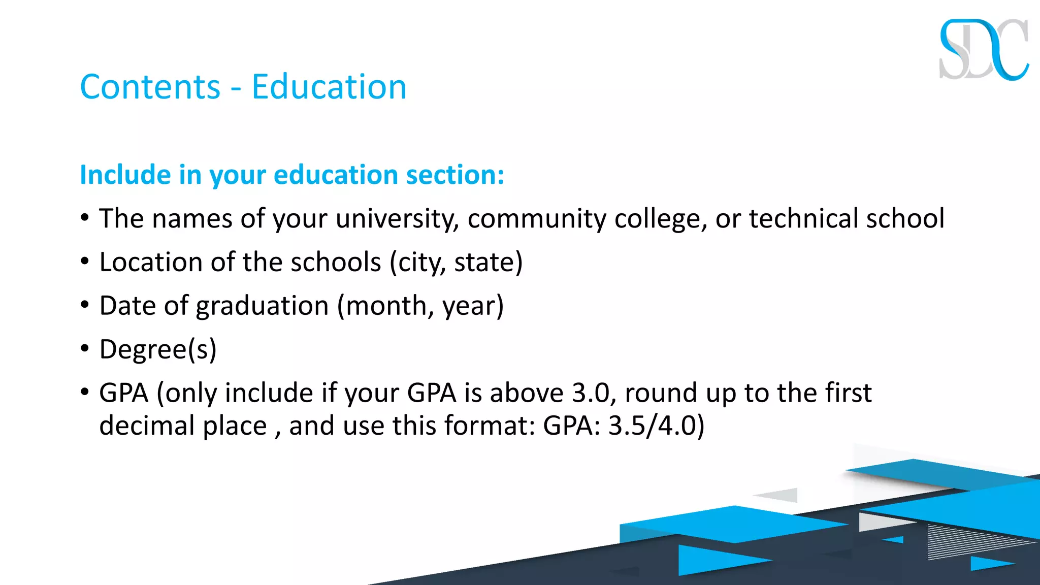 Resume Writing & Interview Skills | PDF