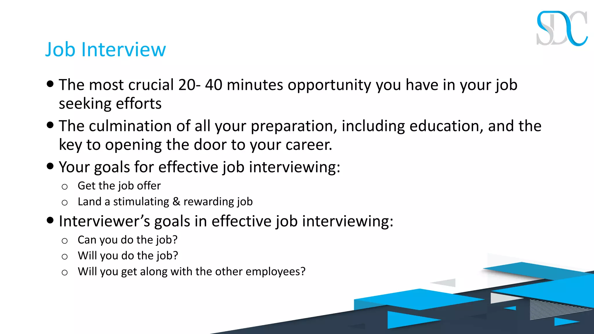 Resume Writing & Interview Skills | PDF