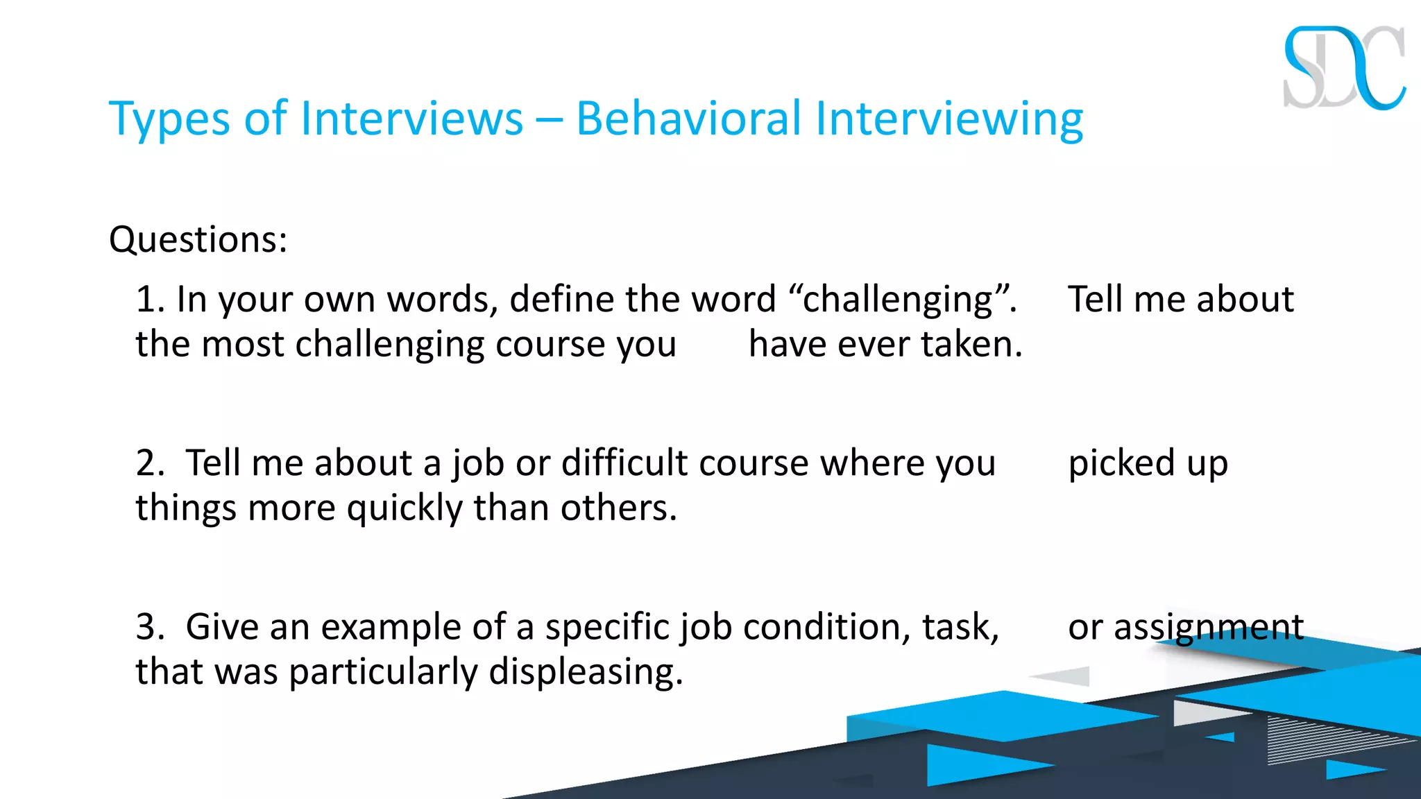 Resume Writing & Interview Skills | PDF
