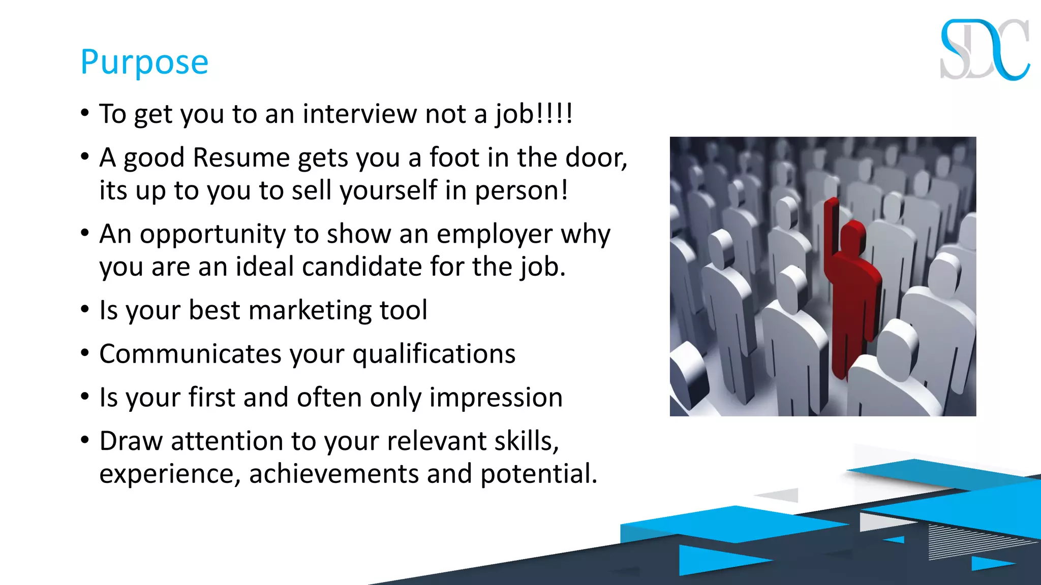 Resume Writing & Interview Skills | PDF
