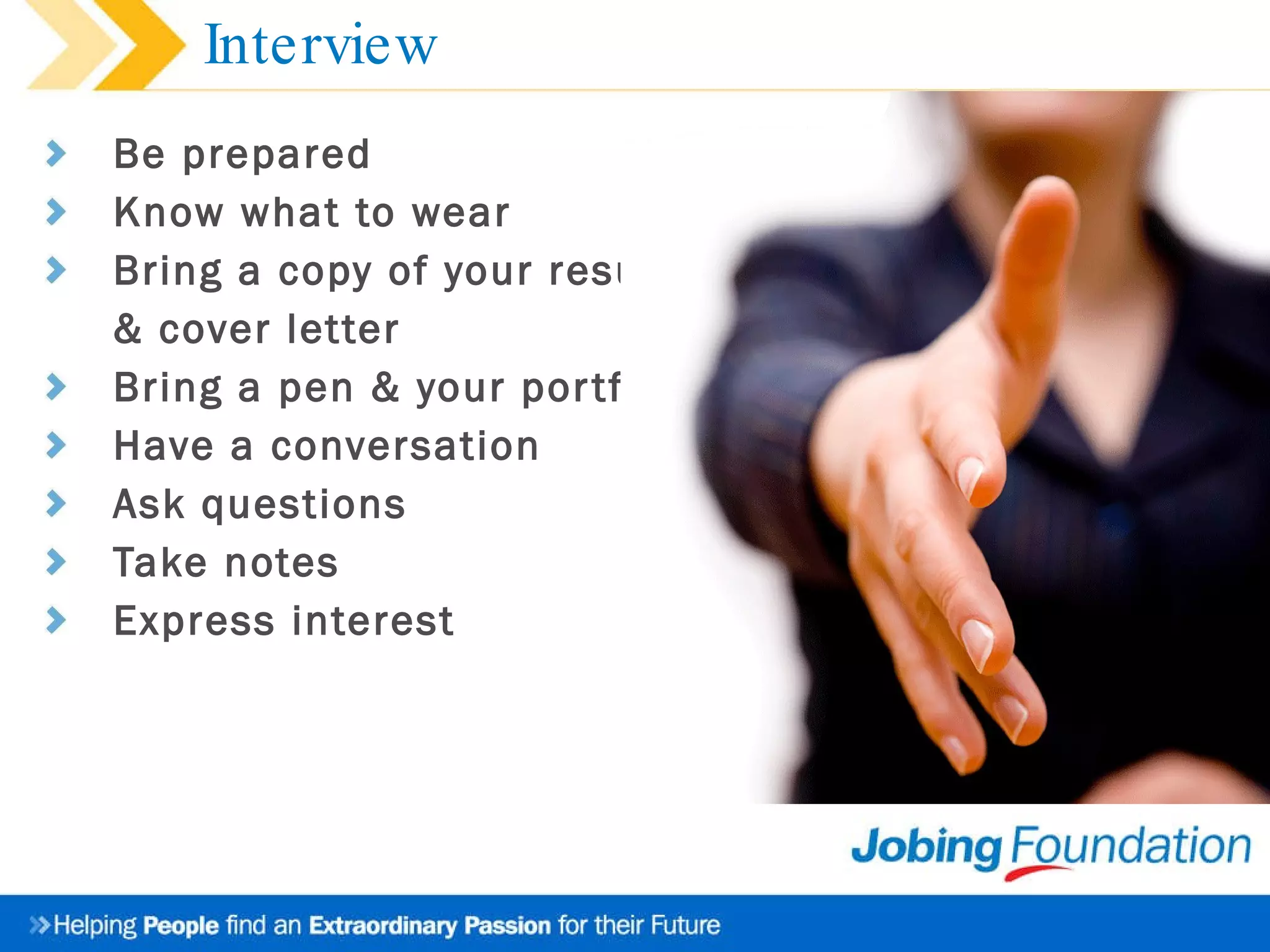 Job Seeker Presentation: 8 Steps To Your Next Career | PPT