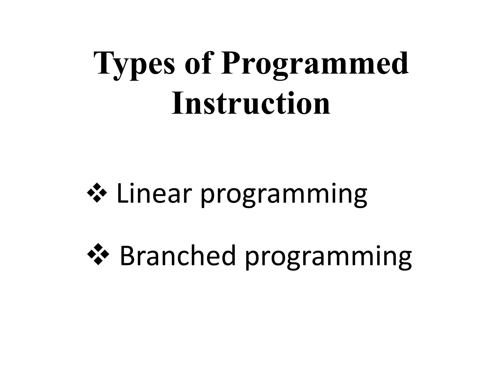 programmed learning | PPTX