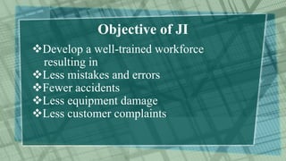 Job instruction | PPTX