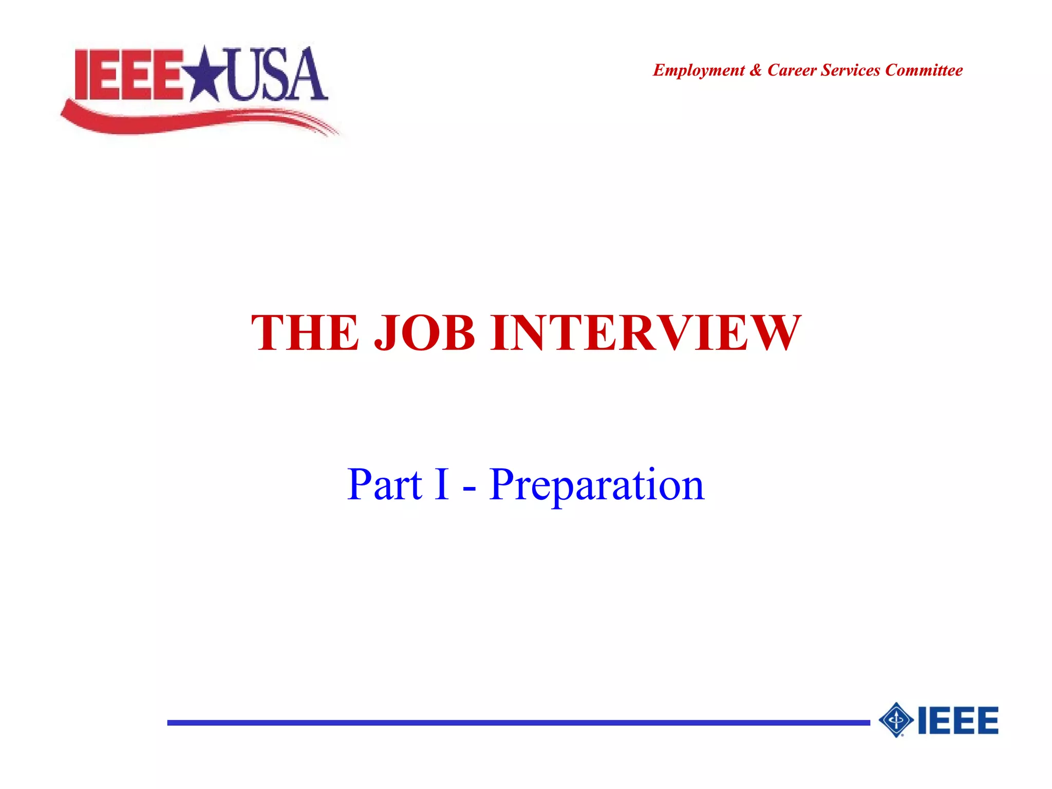 Job interview | PPT