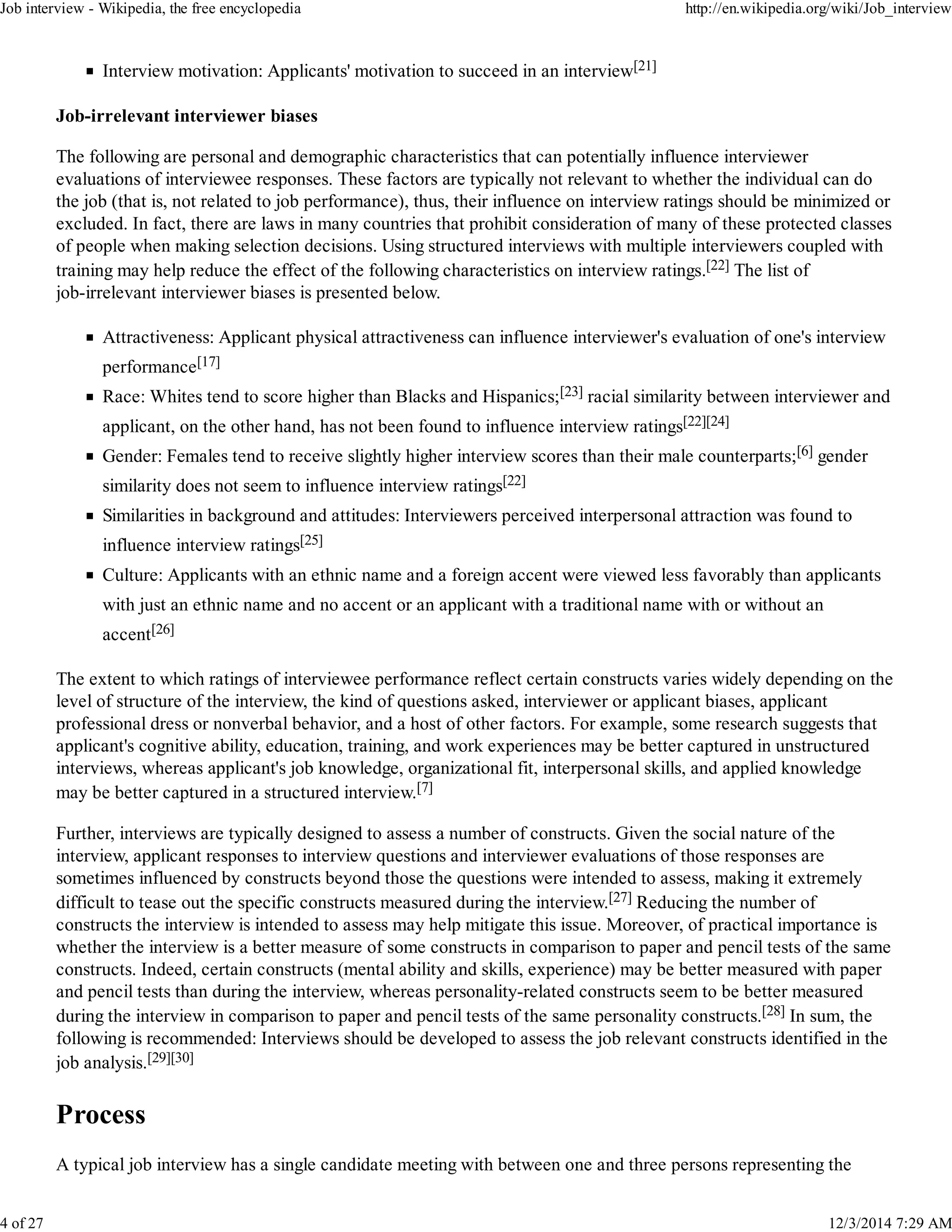 Job Interview. | PDF