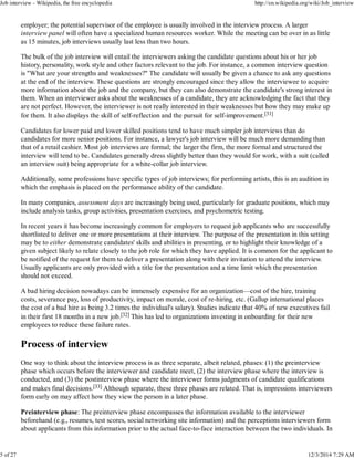 Job Interview. | PDF