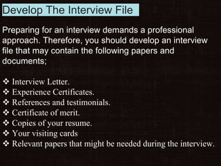 Job interview | PPTX