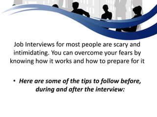 Job interview | PPTX