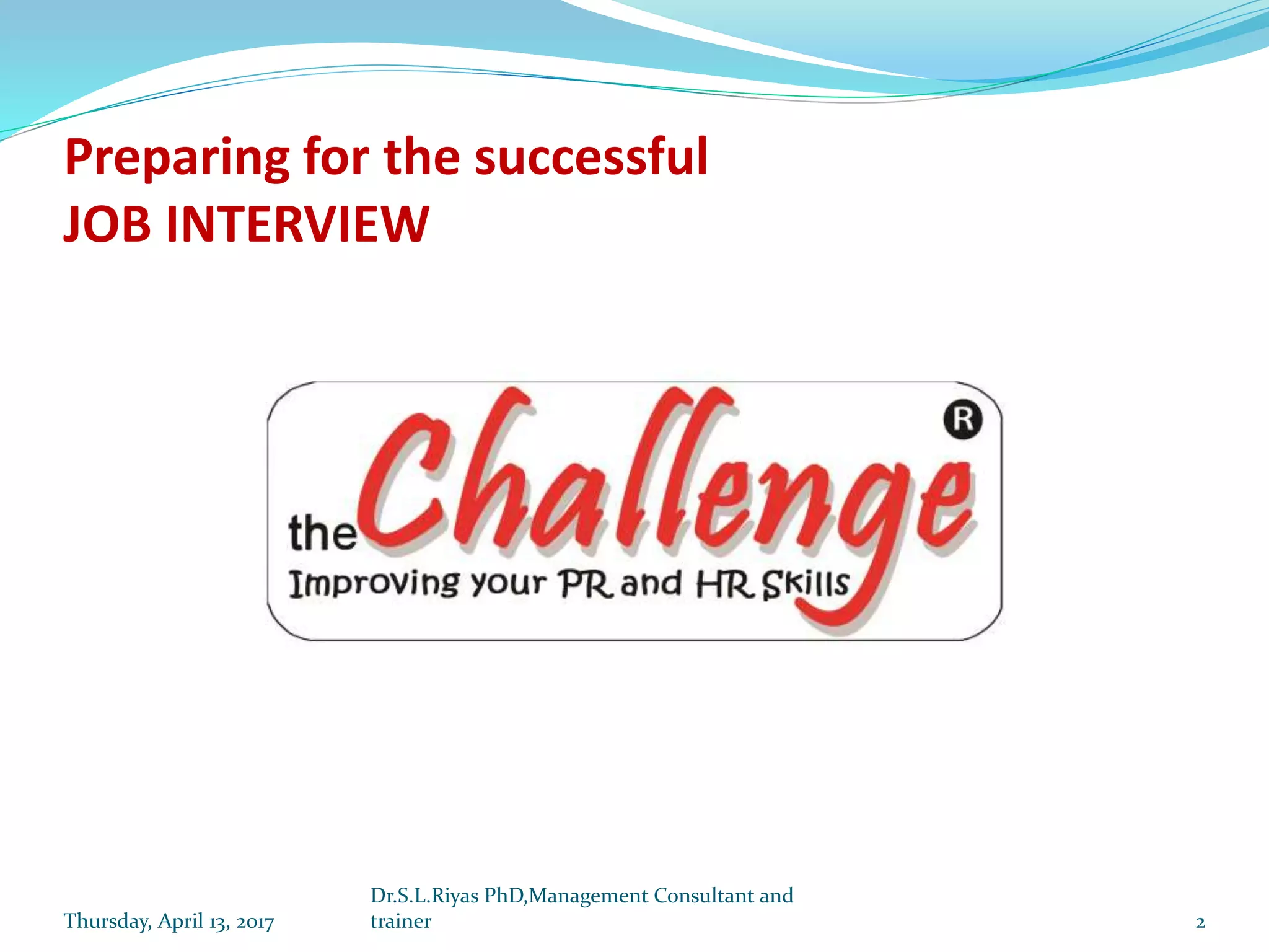 Job interview | PPT
