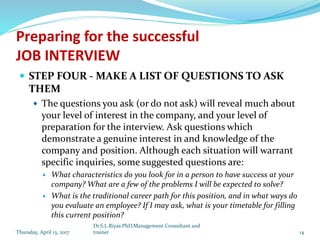 Job interview | PPTX