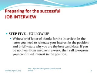Job interview | PPT