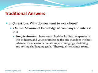 Job interview | PPT