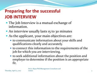 Job interview | PPTX