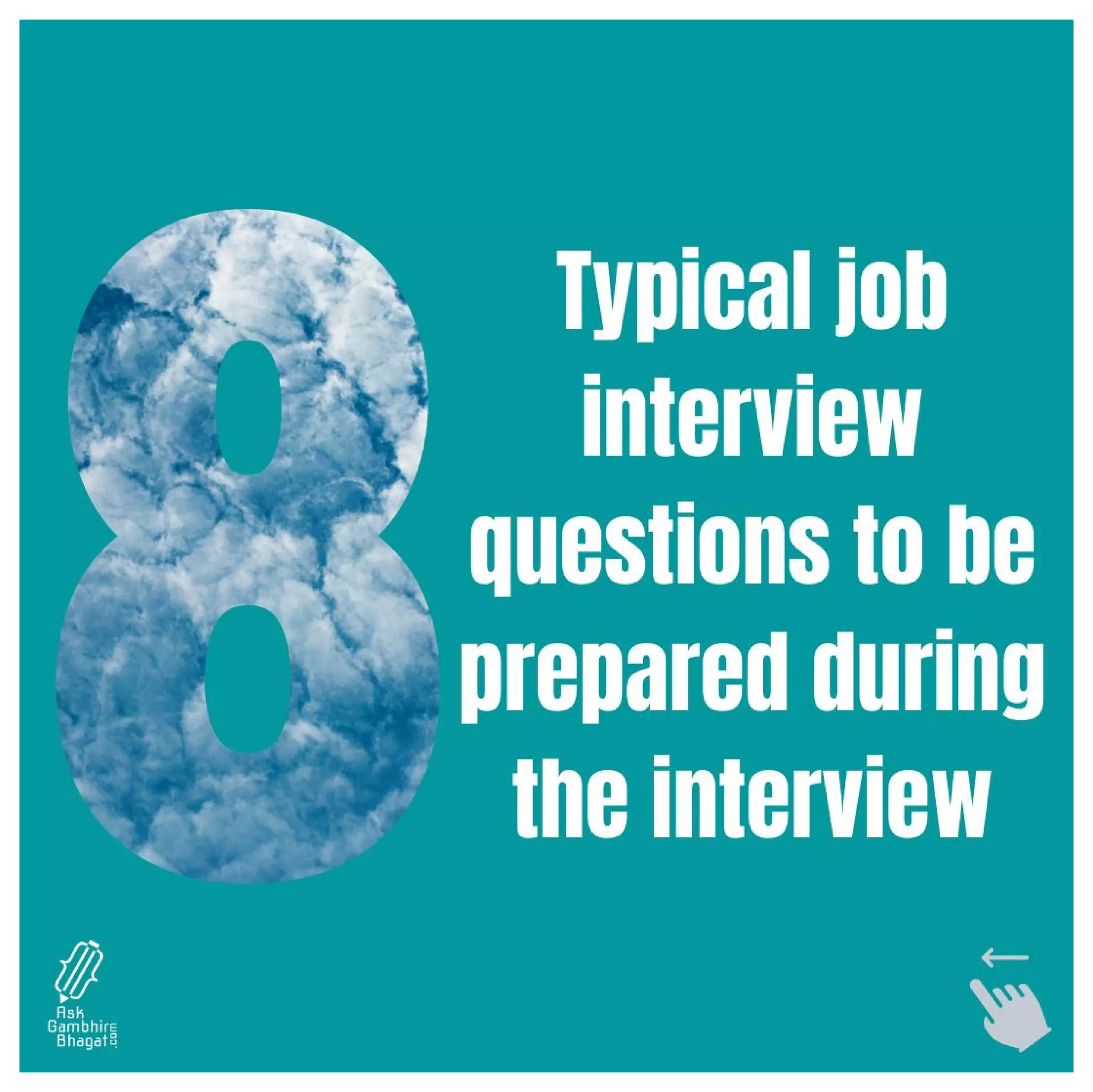 Typical Job interview Questions to be prepared | PPT