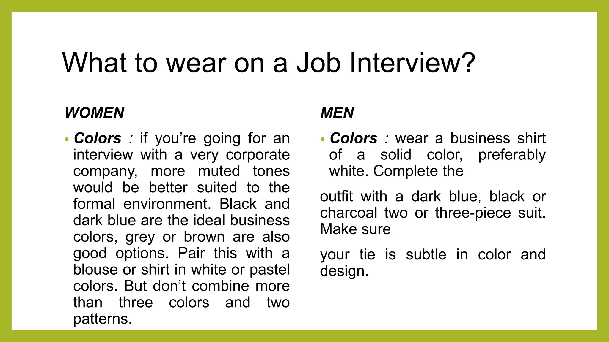 JOB INTERVIEW lesson plan quarter three.pptx