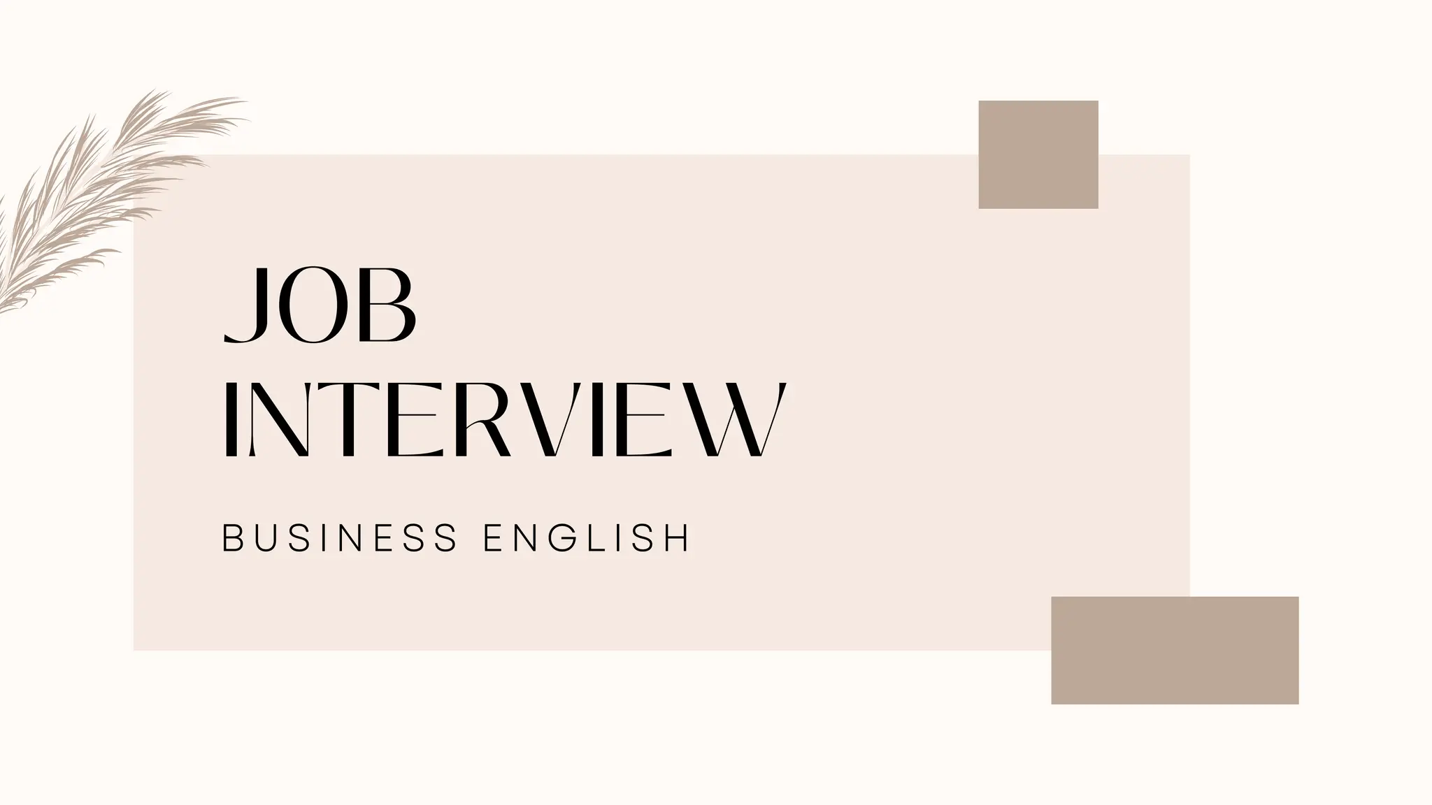 Job Interview material-English for business | PDF