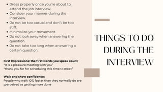 Job Interview material-English for business | PPT